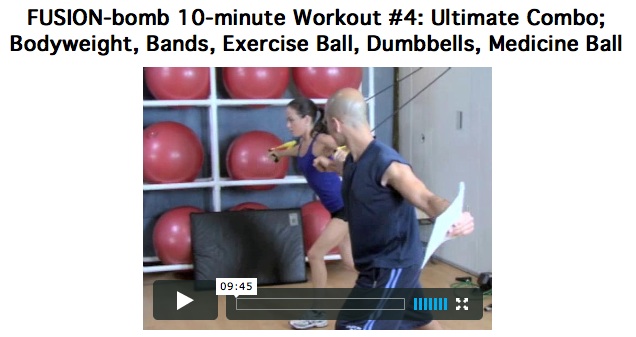 FUSION-Bomb Fitness 10-Minute Home, Office and Travel Workouts - Joey Atlas